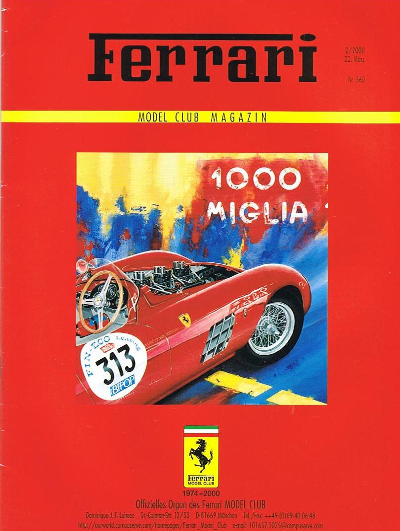 Ferrari Model Club Magazin N.360 – Albaco Collectibles