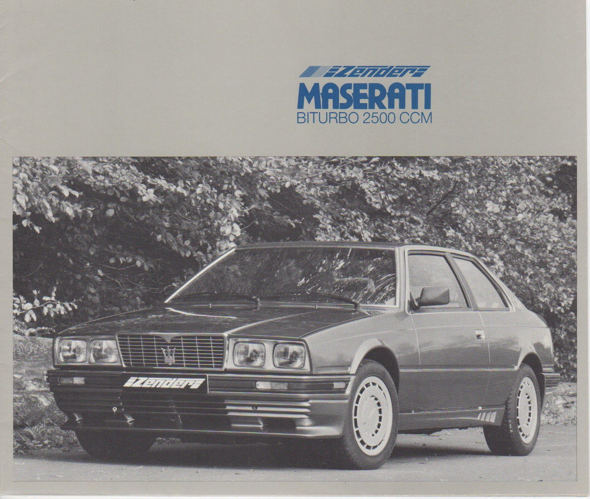 Maserati Biturbo 2500 CCM - Zender – Albaco Collectibles
