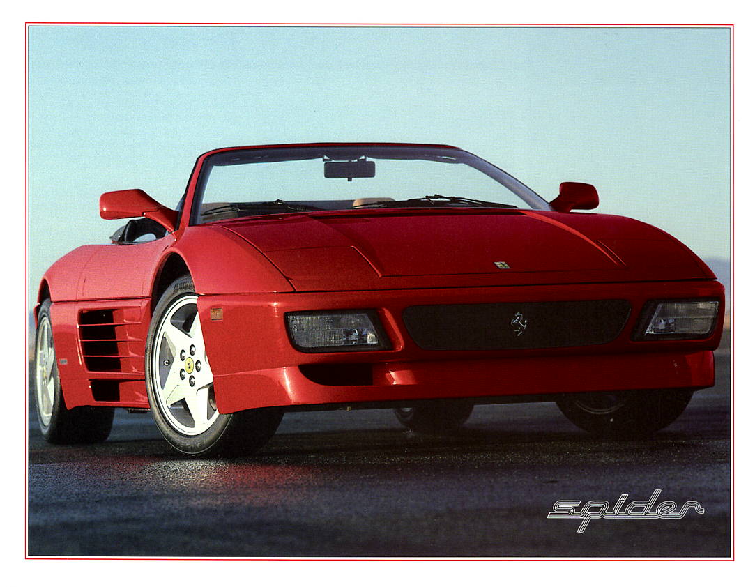 Ferrari 348 Spider Brochure – Albaco Collectibles