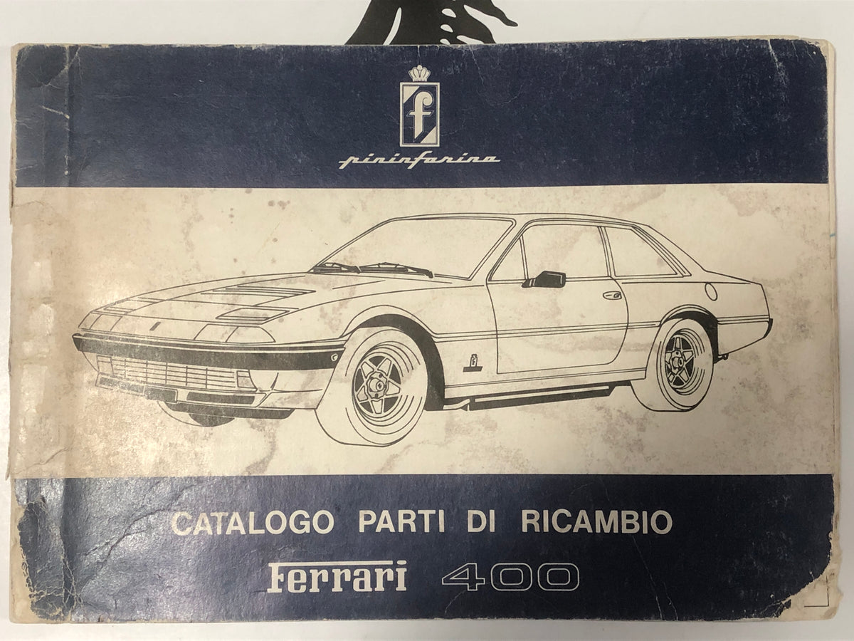 Ferrari 400 Spare Parts Catalogue Pininfarina (254-'84 ed) – Albaco ...