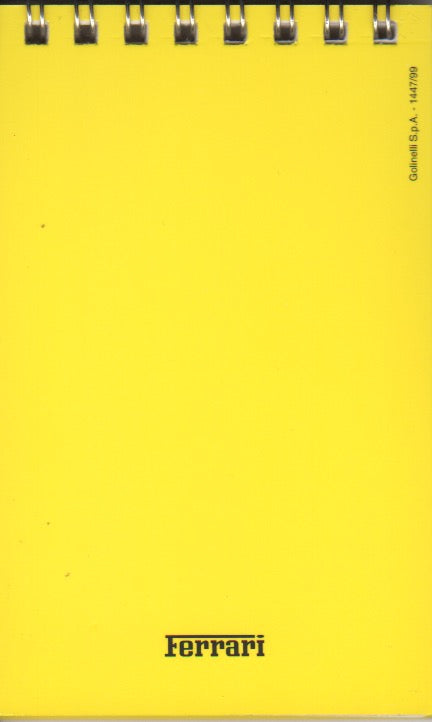 Ferrari Notepad - F1 F399 (1447/99) – Albaco Collectibles