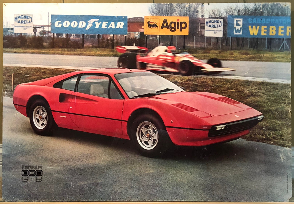 Ferrari 308 GTB At Fiorano Official Poster (121/76) – Albaco Collectibles